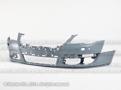 VW Passat 05->10 bamperis priekšējais gruntēts ar lukturu mazgātāju un ...